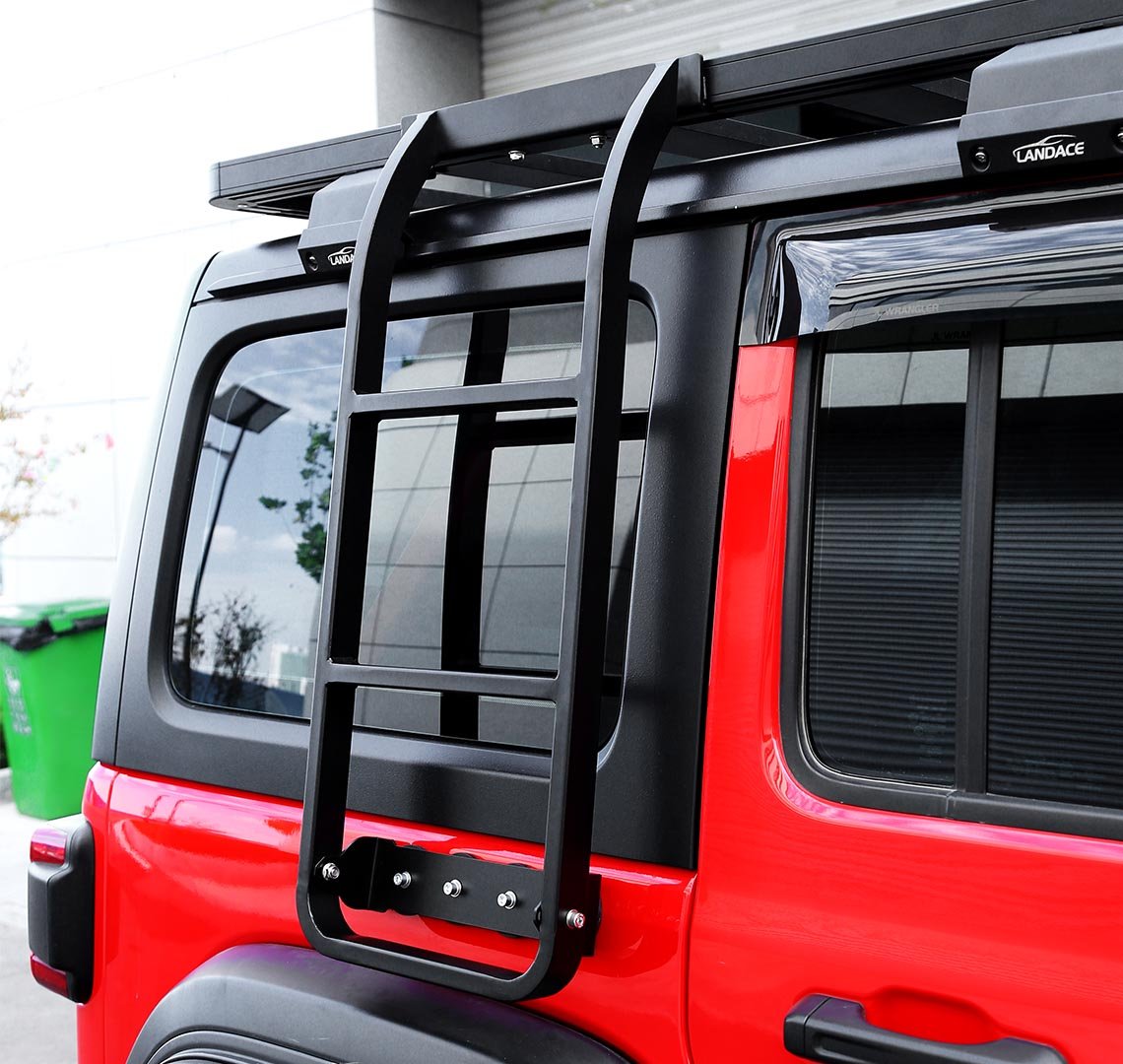 Jeep Wrangler Rubicon Side Ladder: Ultimate Off-Road Accessory for ...