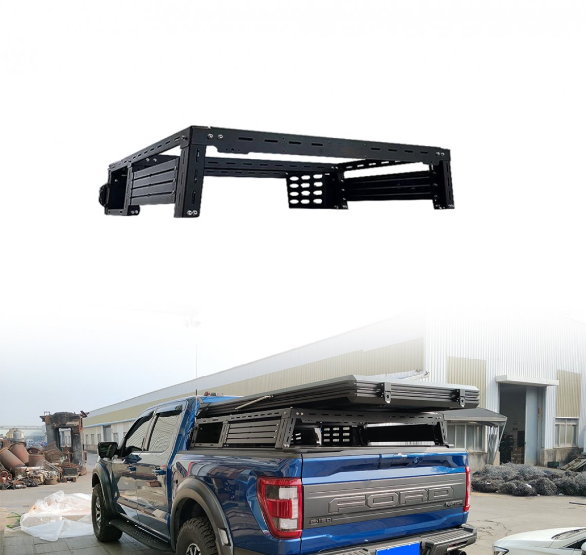 Raptor Pickup Bed Rack: Heavy-Duty Cargo Solution for Your Truck