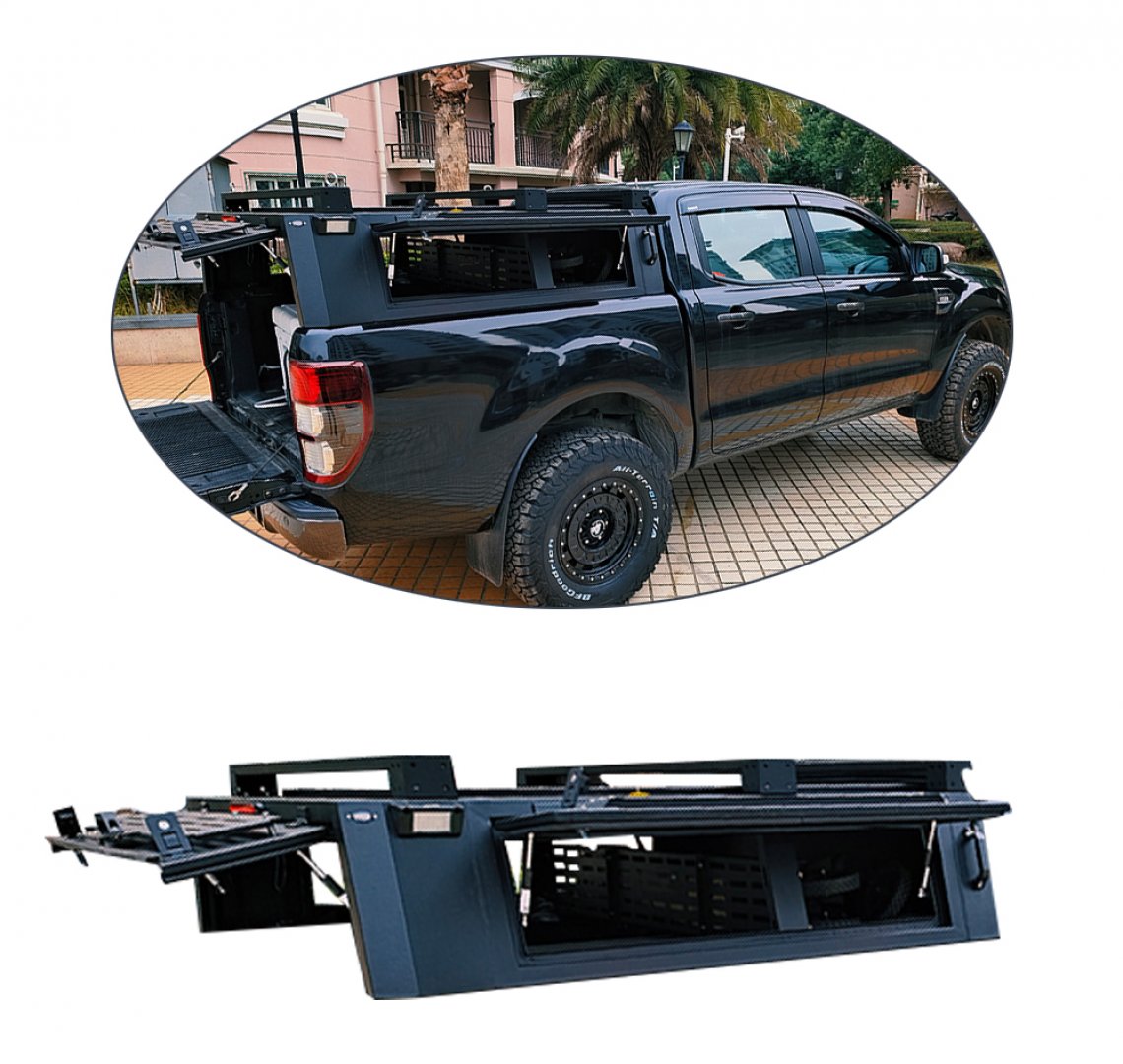 Ranger Half Height Pickup Bed Rack Cover - Enhance Your Truck's ...